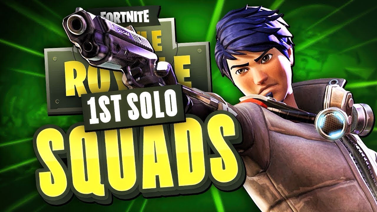 Fortnite 1st Solo Squad Win Youtube