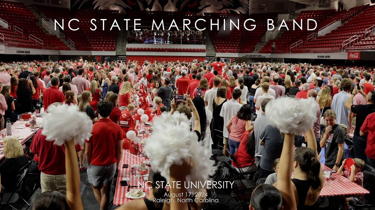 NC State Marching Band - Show at Legacy Luncheon, Full Coverage, 8/17 ...