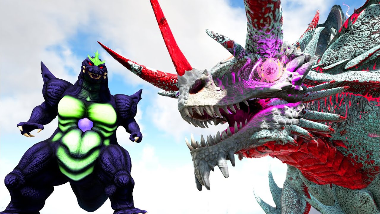NEW KAITAN PRIME BOSS vs. SUPER GODZILLA | ARK Kaiju Battle 🦎 - YouTube