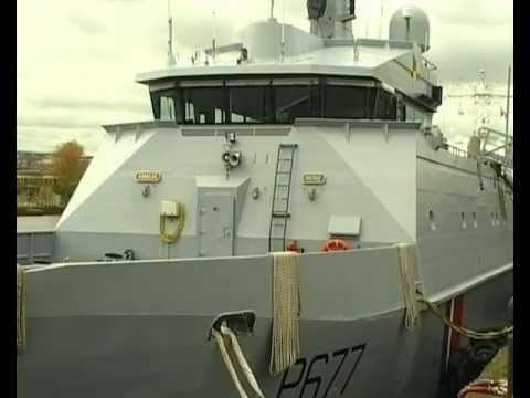 French Naval Vessels FS Cormoran & FS Laplace at Newcastle Quayside ...