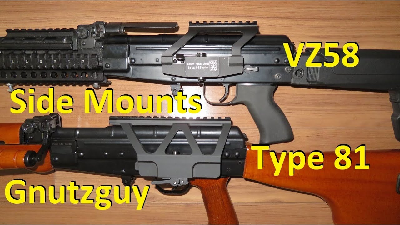 Why Type 81 No Drill Side Mount FAILED? Compared CSA VZ-58. Picatinny ...