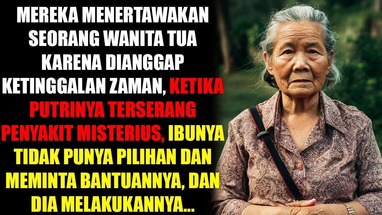 DITERTAWAKAN WANITA TUA TETAPI KETIKA ANAK PEREMPUANNYA SAKIT, SANG IBU ...