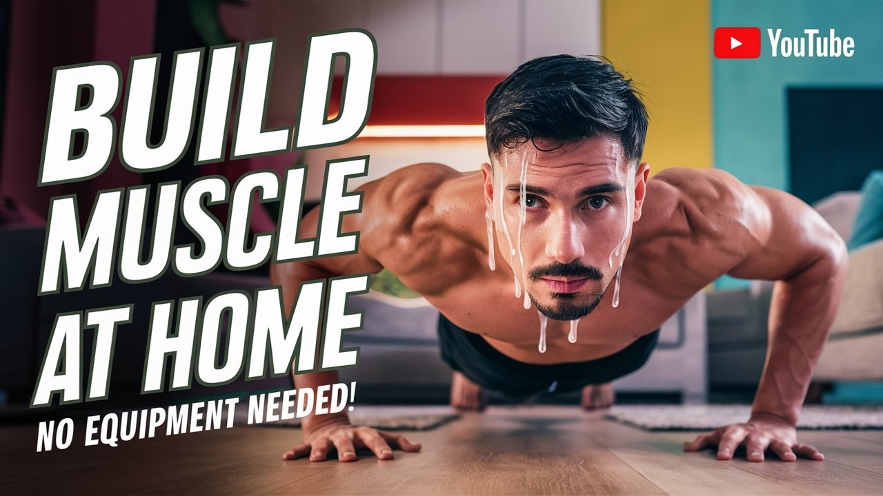 How to Build Muscle at Home Without Gym Equipment - YouTube