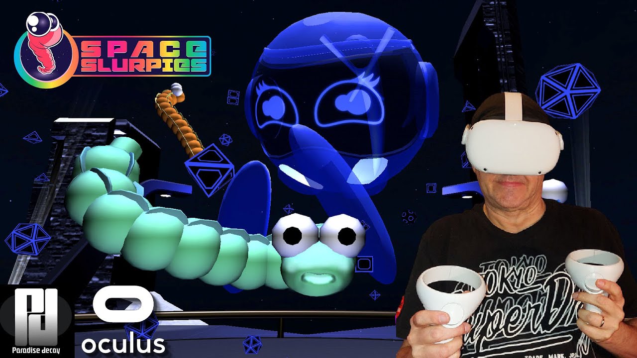 SPACE SLURPIES on Oculus Quest 2 - It's SNAKE in 3D! - YouTube