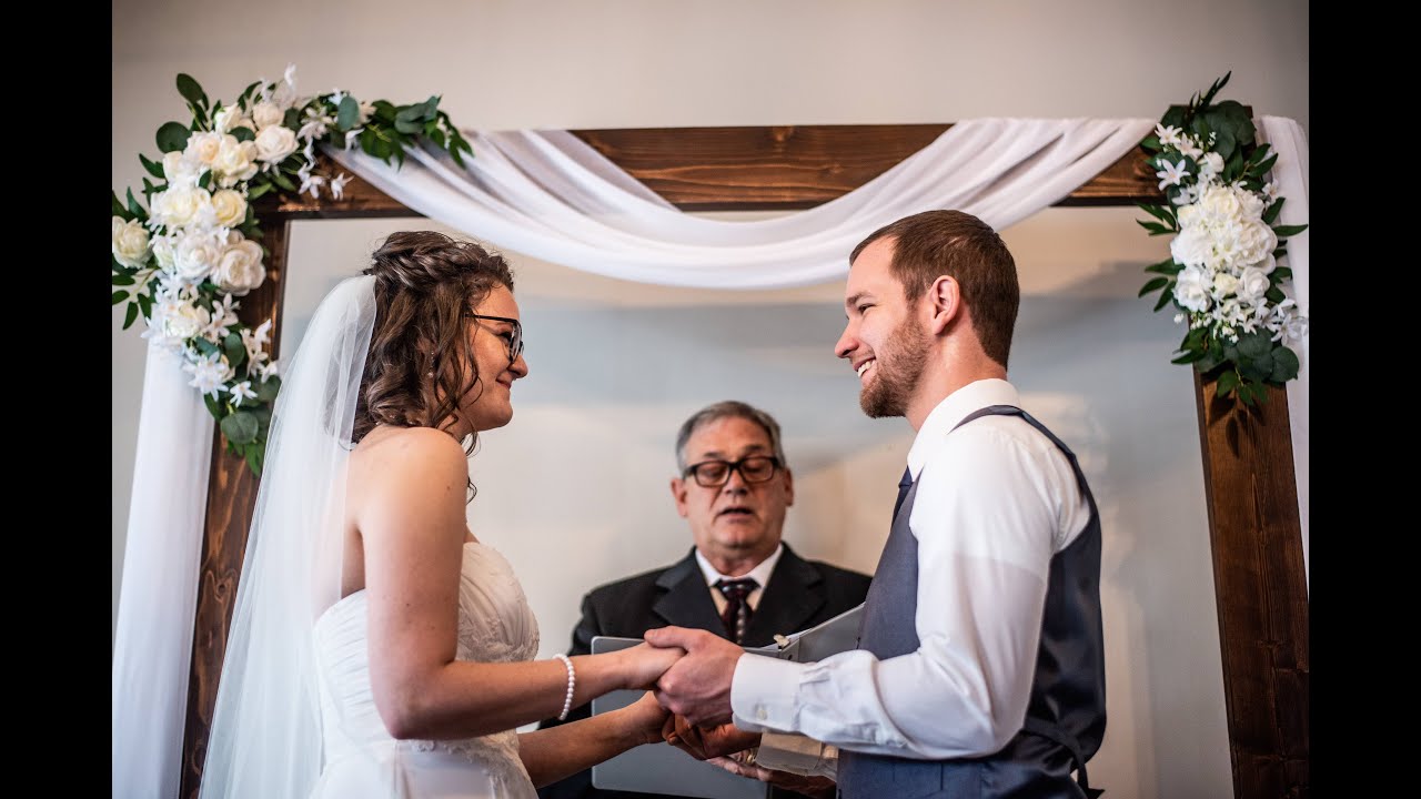 Brandon and Darcy's Marriage Ceremony - YouTube