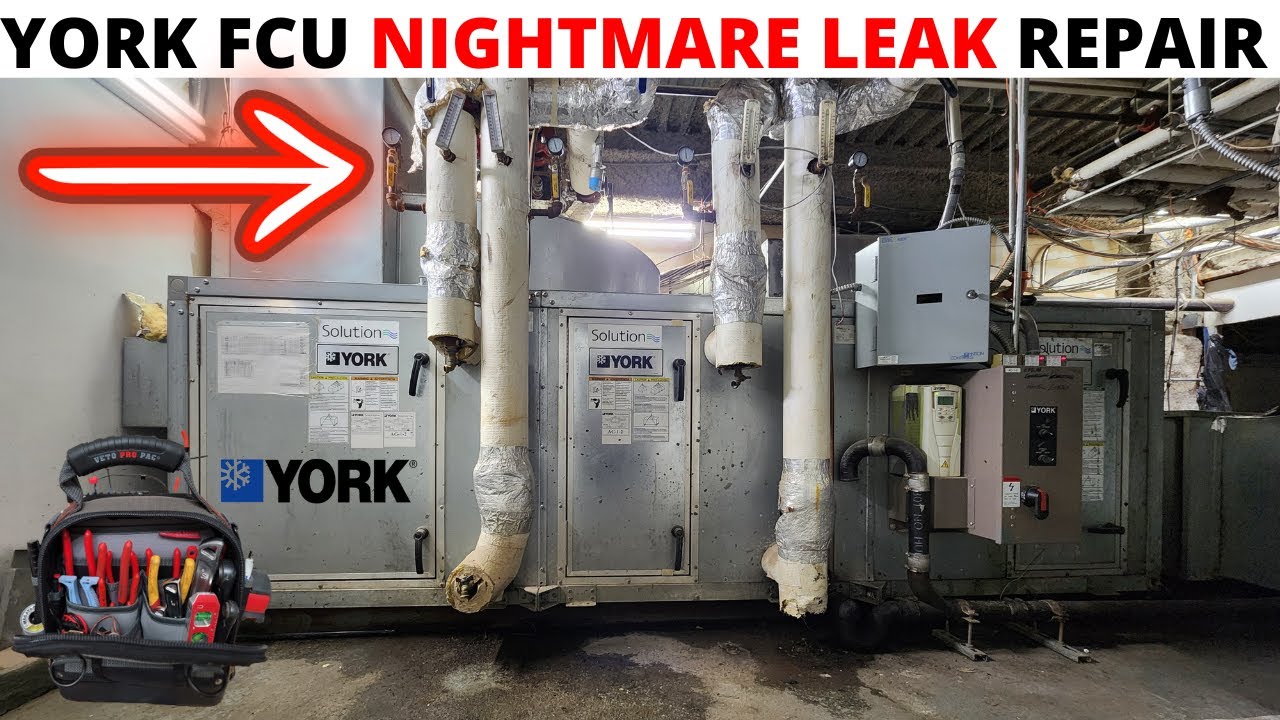HVAC Emergency: York FCU NIGHTMARE Leaking Water For 3 Months (Fan Coil ...