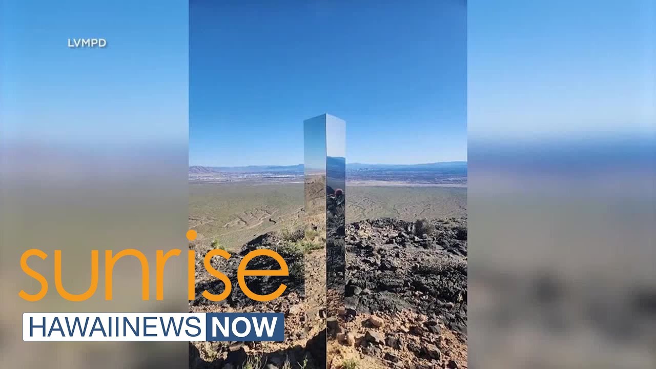 What's Trending: Mysterious monolith discovered in Nevada desert - YouTube