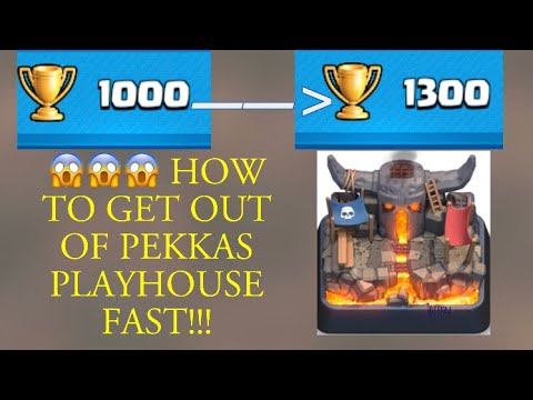 How to get out of Arena 4 FAST (Pekkas Playhouse | Clash Royale) - YouTube