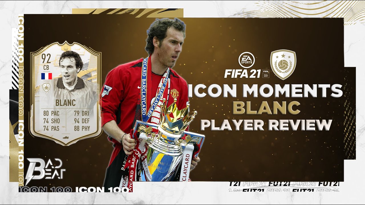 (92) ICON MOMENTS BLANC PLAYER REVIEW - FIFA 21 ULTIMATE TEAM - YouTube