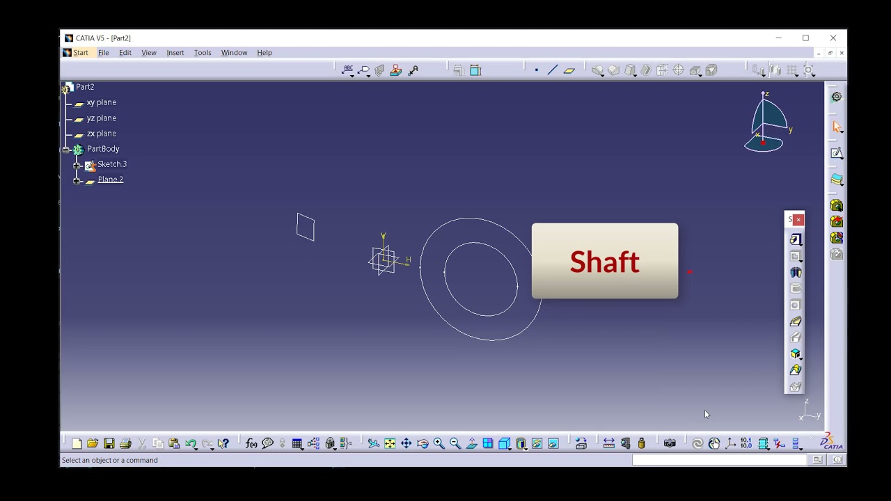 CATIA V5- Updates - Shaft - YouTube