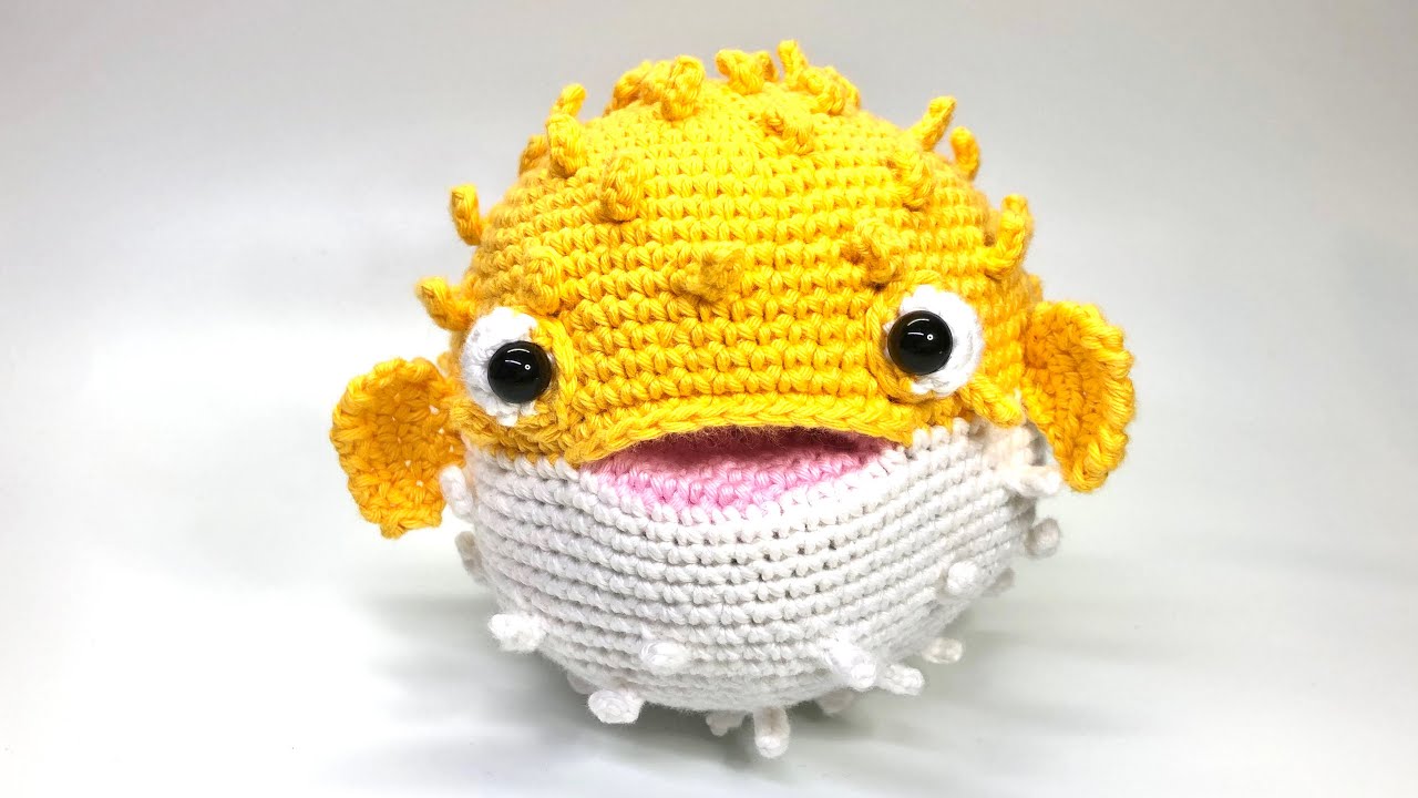 Amigurumi: pufferfish Crochet! Presentation of results. Pattern info in ...
