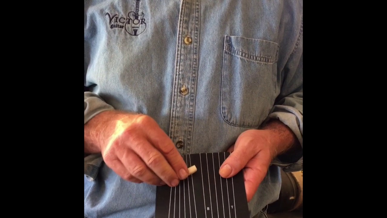 Nut String Spacing Jig - YouTube