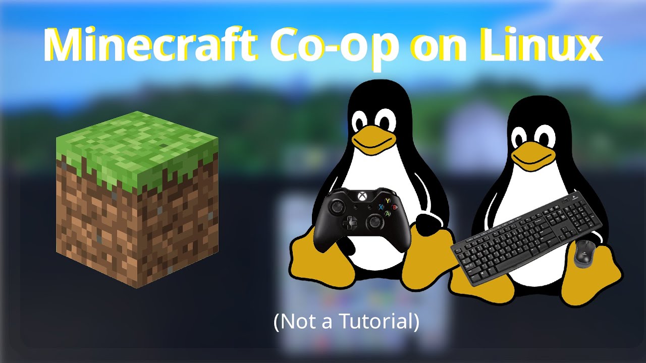 Minecraft Co-op split screen on Linux (No VM) - YouTube