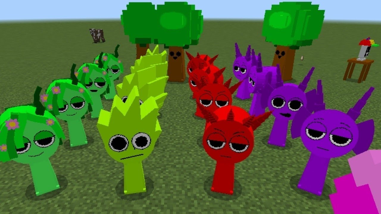 Sprunki trend games music Jani kani mod trends Minecraft mod animations ...