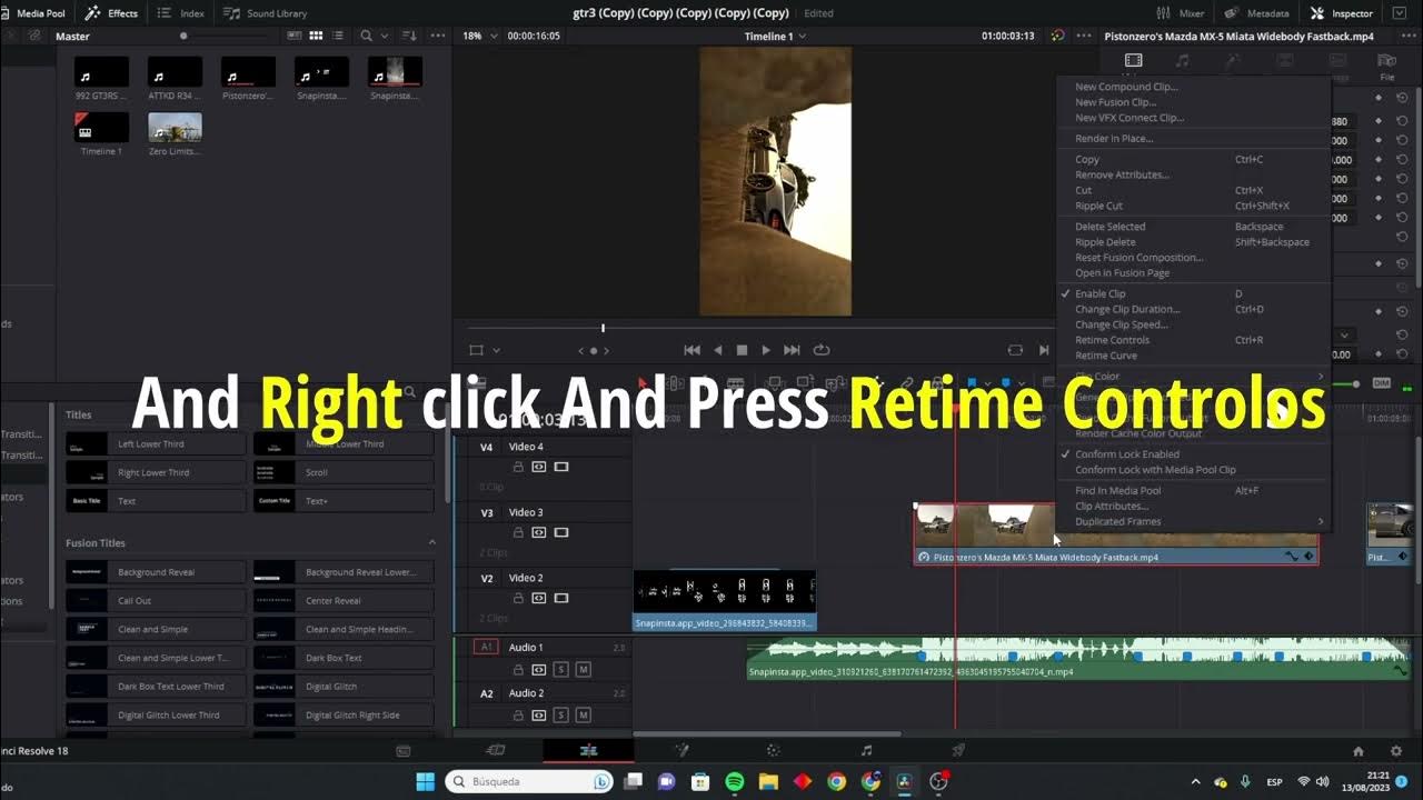 How to Speed Ramp in DaVinci Resolve | Tutorial 18 For FREE (Smooth) Thank YOU for 101 Subs ...