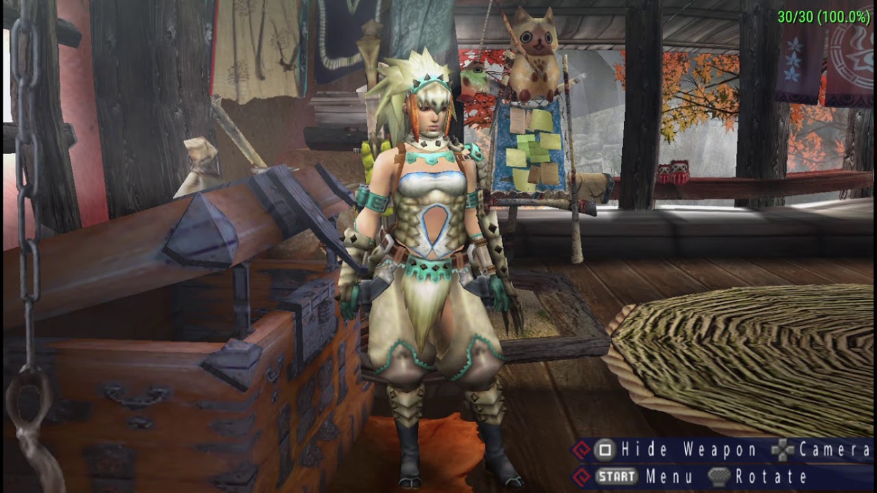 MHP3RD: Barioth Armor Set/Gunner - YouTube