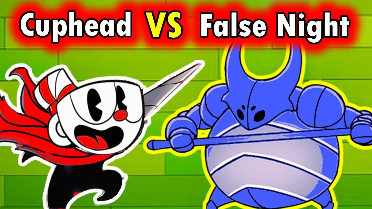Cuphead In Hollow Knight Mod - Cuphead (VS) False Knight Boss - YouTube