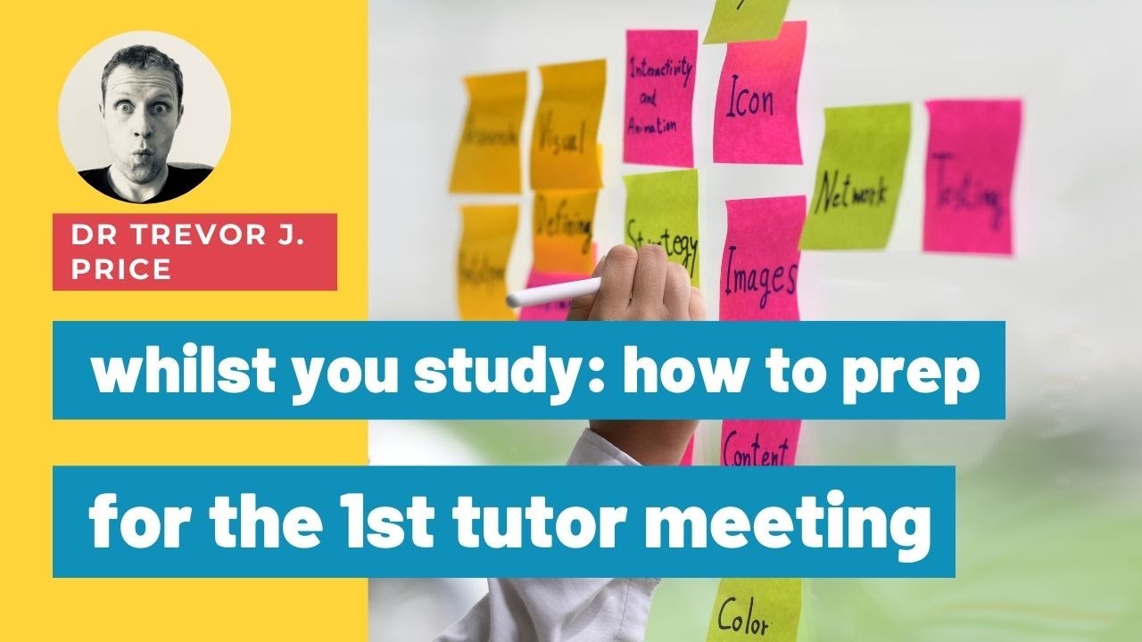 How to effectively prep for the 1st meeting with your tutor or research ...