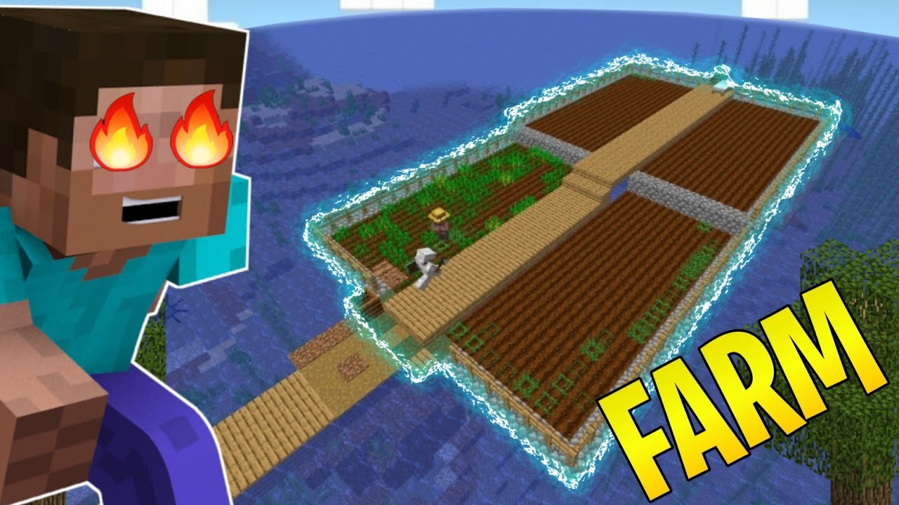 I Built a Huge Farm in Minecraft Hardcore! 🔥 || Episode - 3 - YouTube
