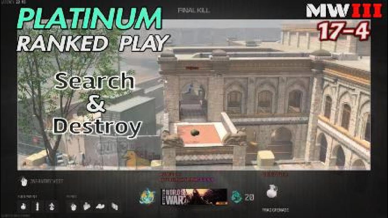 PLATINUM Ranked S & D 17-4 (Invasion) MWIII - YouTube