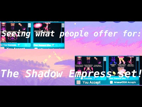 Seeing what people offer for the SHADOW EMPRESS set! || Royale High ...