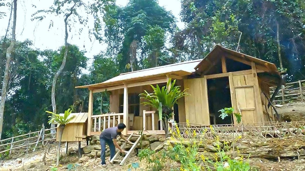 Finishing the porch - Living with nature - Off Grid Living | Ep.206 ...