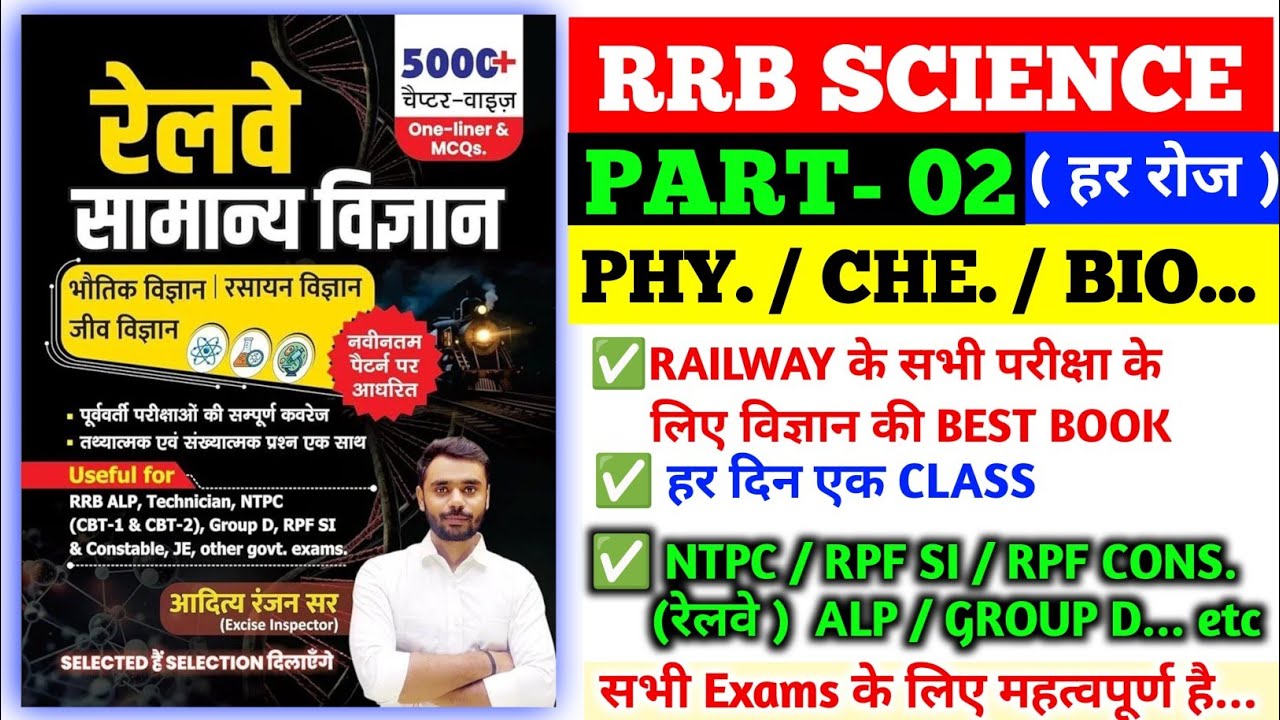 ADITYA RANJAN RAILWAY VIGYAN| PART - 02 | Raiway Science Aditya ranjan ...