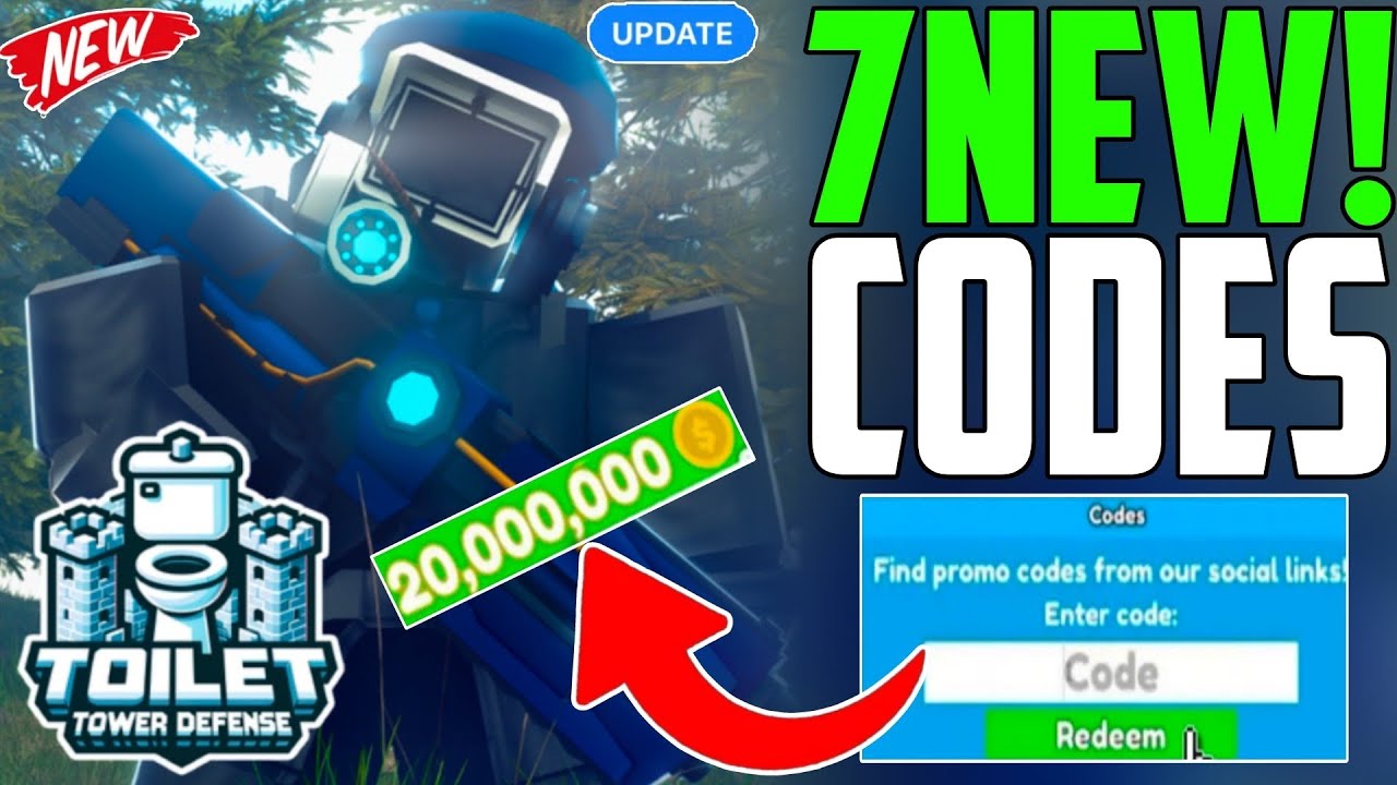💥HURRY UP💥TOILET TOWER DEFENSE ROBLOX CODES -TOILET TOWER DEFENSE CODES ...