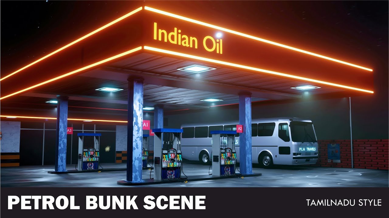 PETROL BUNK SCENE TAMILNADU TYPE SCENE CREATION YouTube petrol-bunk-scene-tamilnadu-type-scene-creation-youtube