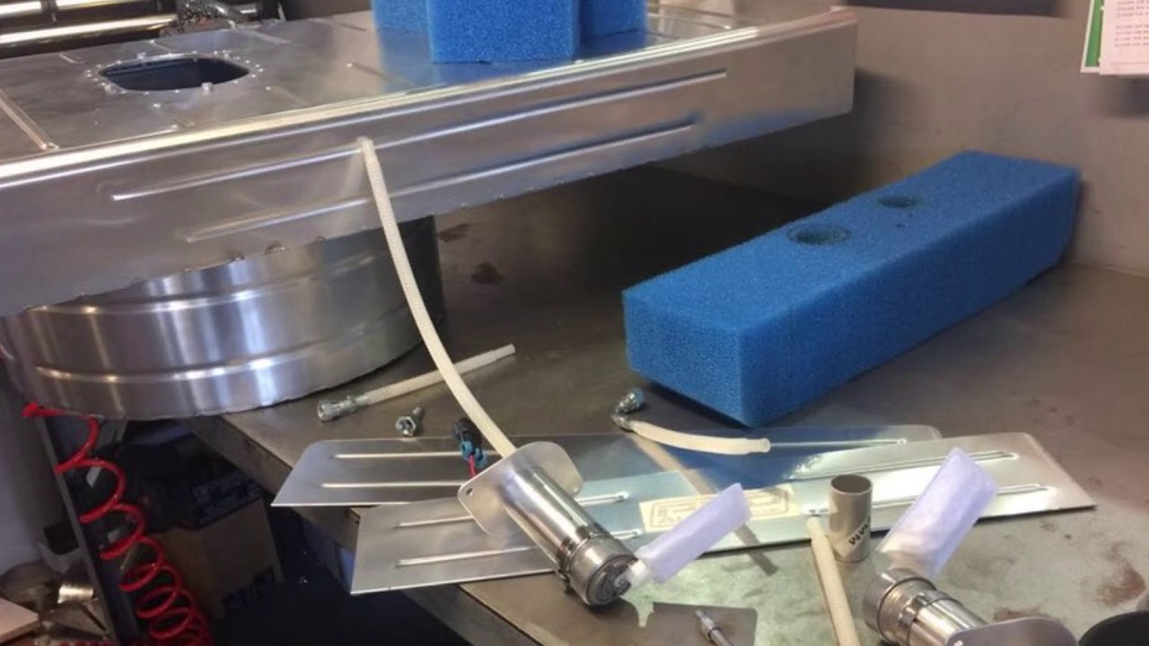 Pro Alloy Group A Sierra Cosworth Custom Fuel Tank - YouTube