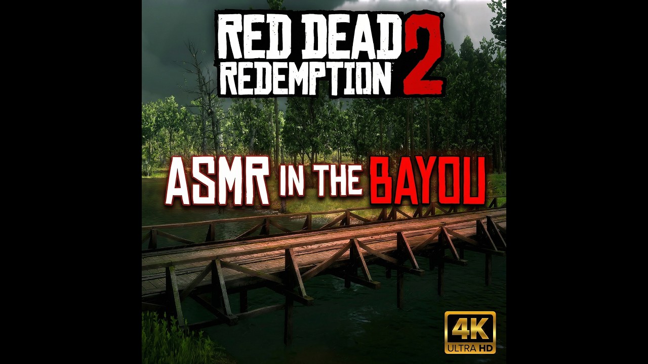 RDR2 Peaceful Swamp Ambience ASMR Light Storm - YouTube