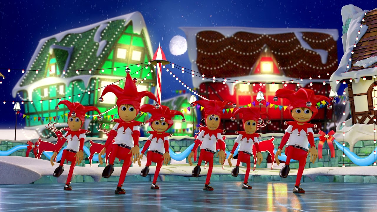 Elves Choreography dance to Christmas Acapella Jingle Bells Song - Xmas ...