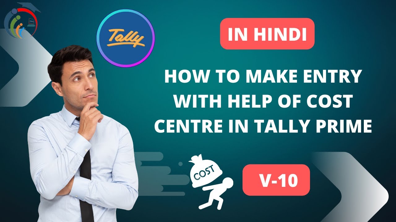 How to make entry with help of cost center in Tally Prime | Tally Prime ...