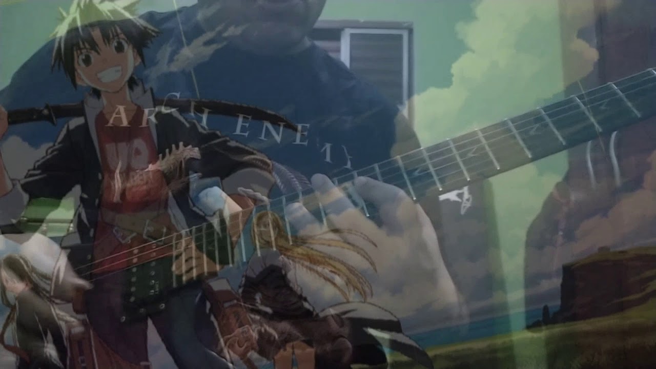 Happy Material Negima Opening (Guitar Cover) - YouTube