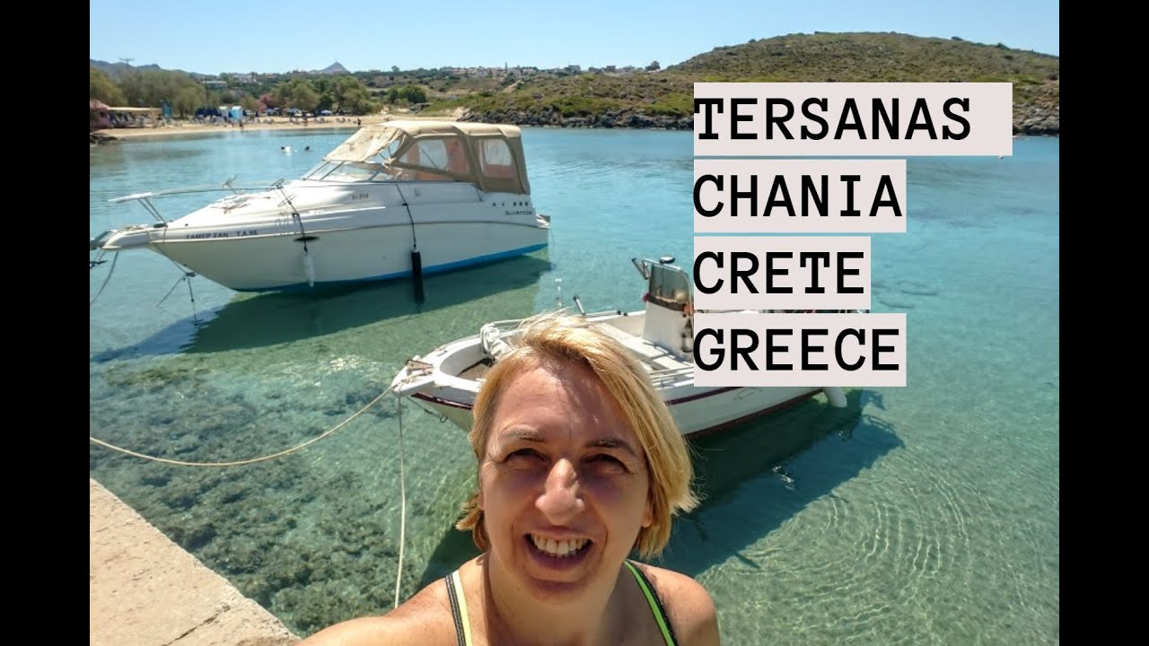 walking in the sea in Tersanas near Chania , Crete , GREECE #2021 - YouTube
