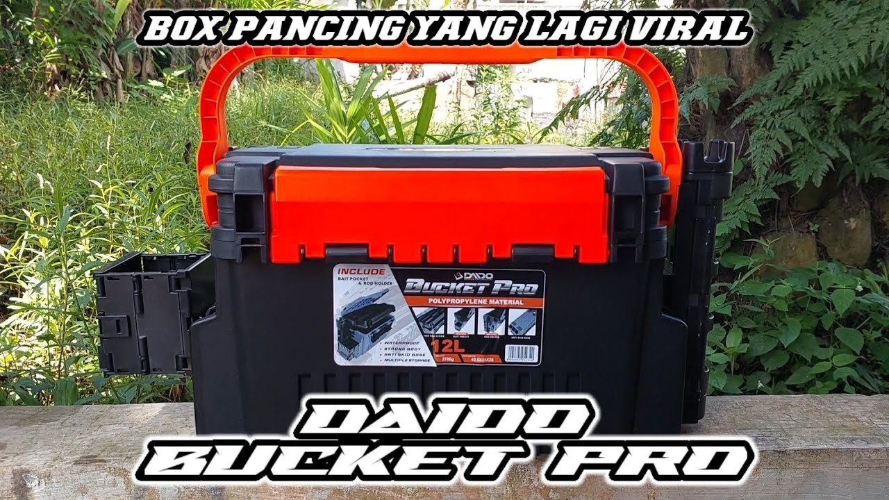 BOX BUAT PERALATAN PANCING YANG SANGAT KEREN/DAIDO BUCKET PRO - YouTube