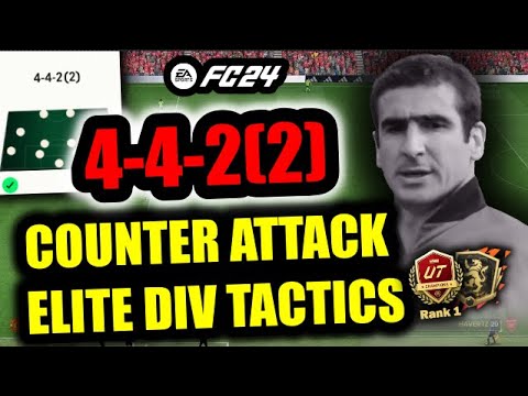 🚨Best 442(2) Meta Tactics on EA FC 24 Helped Get Me Into Elite Division! (Post patch!) - YouTube