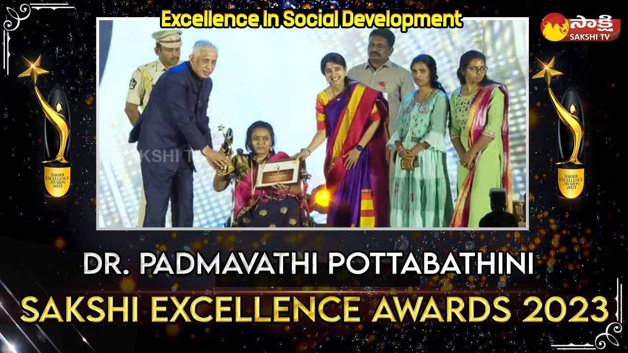 Dr. Padmavathi Pottabathini got Excellence Social Development Award ...