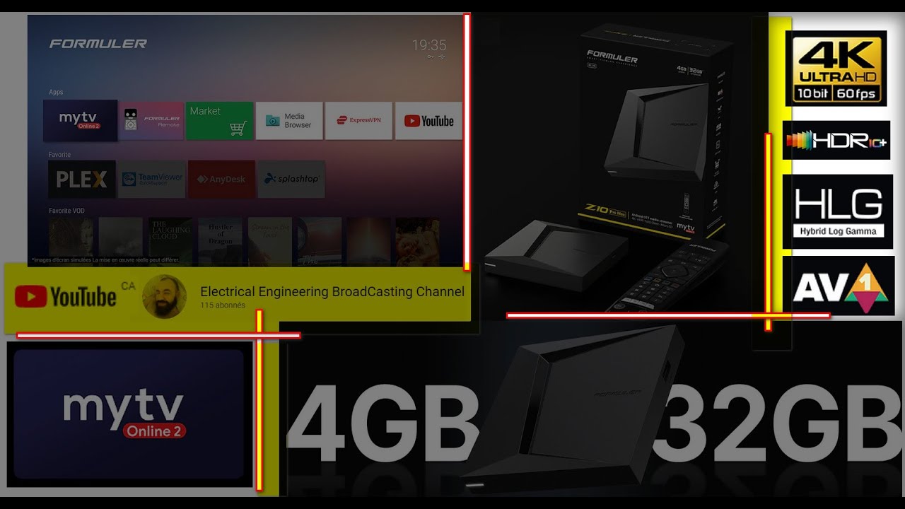 Formuler Z10 Pro MAX [IPTV Box]: 4 Go RAM et 32 Go ROM Unboxing, Review ...