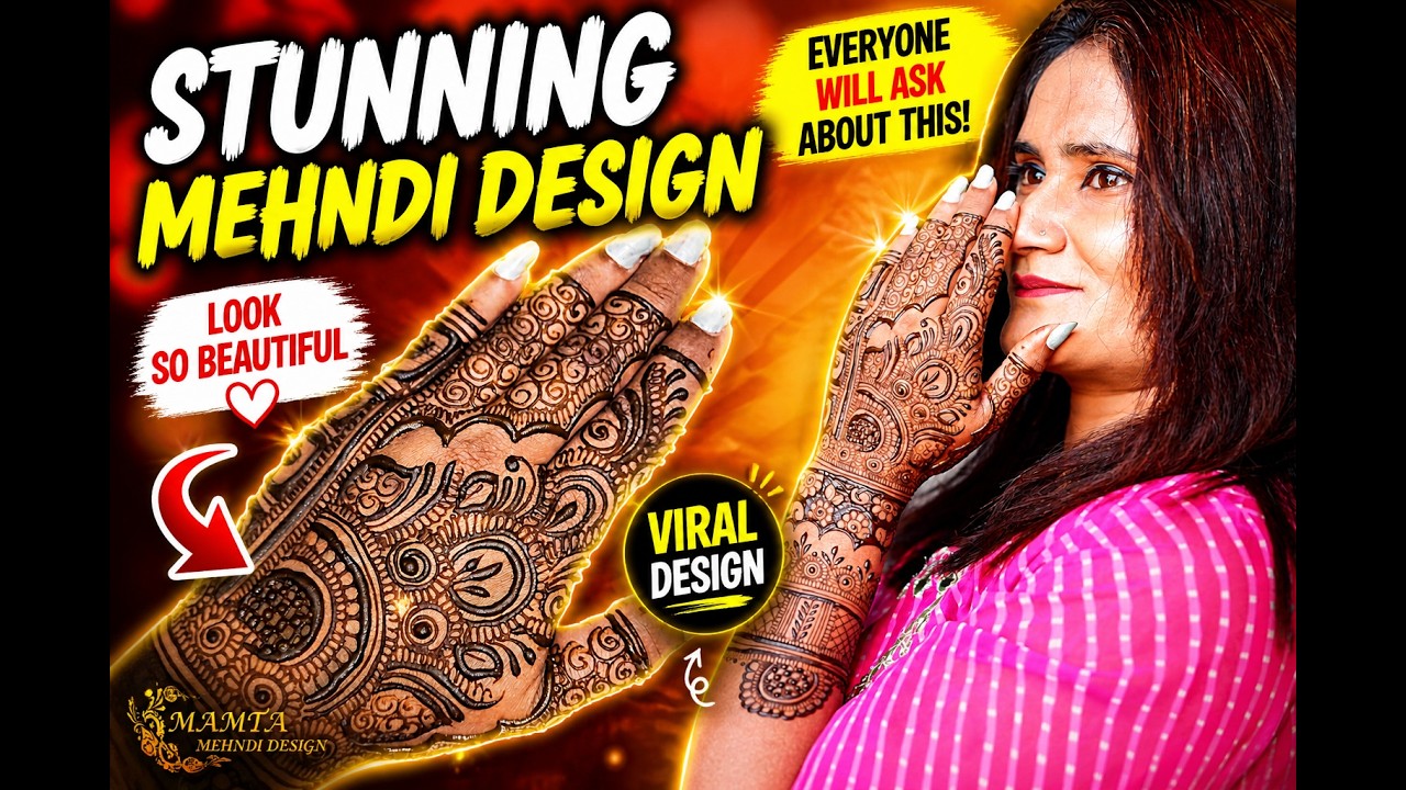Gangaur Special Mehndi Design || Latest Trending Mehndi Patterns for ...