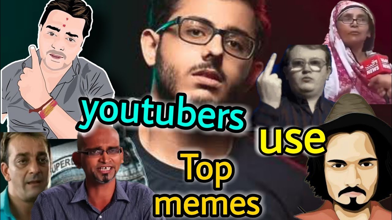 All youtubers use top gali memes in india - YouTube