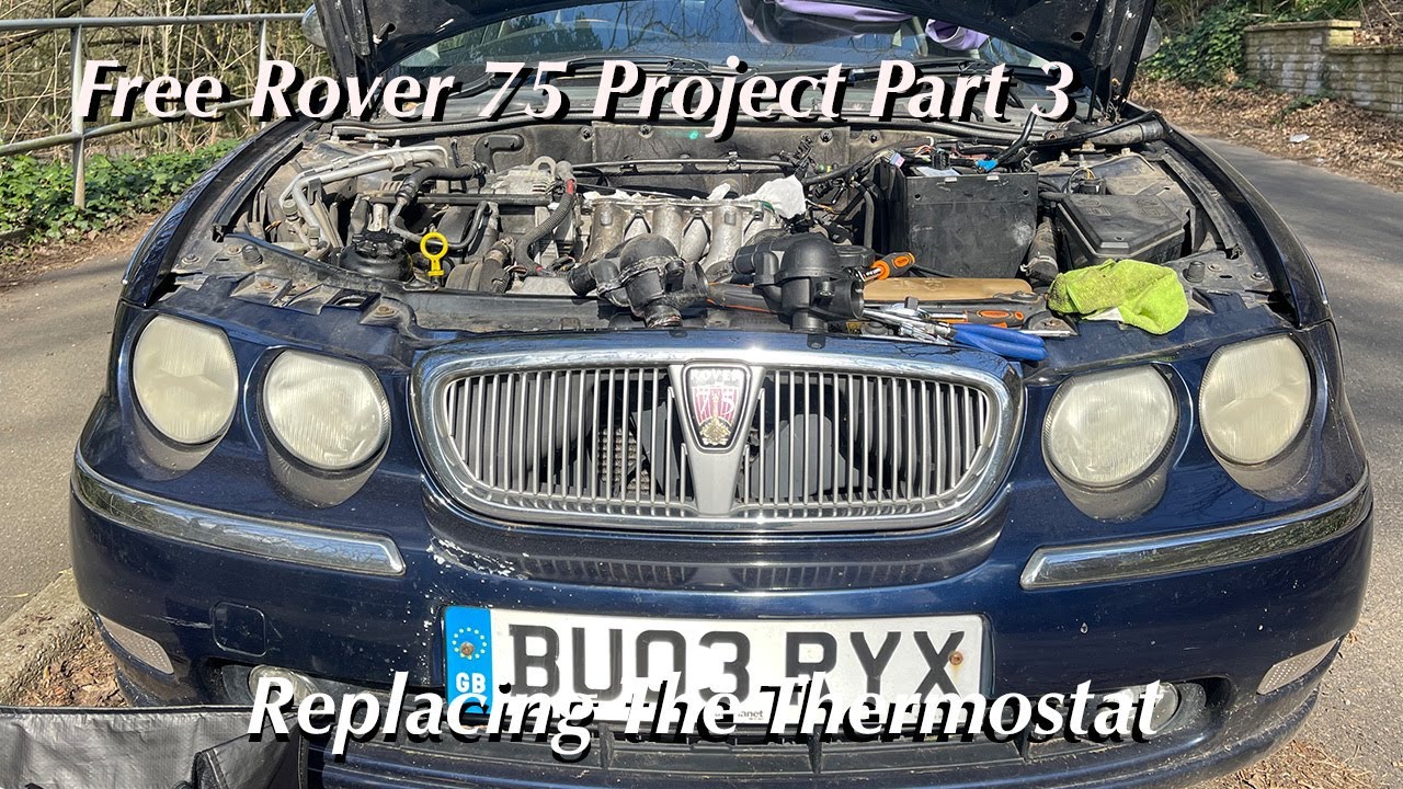Rover 75 V6 Project - Replacing The Thermostat - Keyhole Method - YouTube
