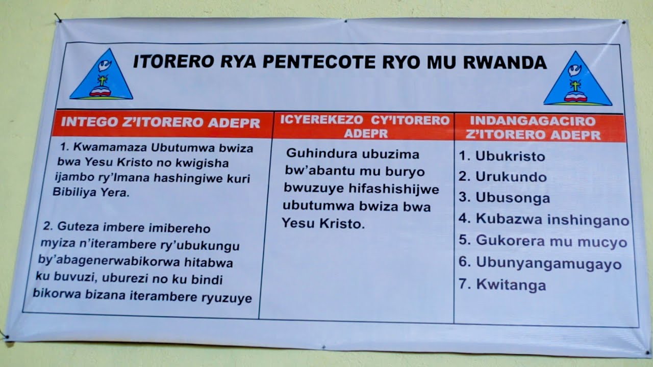 ADEPR ISOHOYE AMABWIRIZA MASHYA YA BADIYAKONE - YouTube