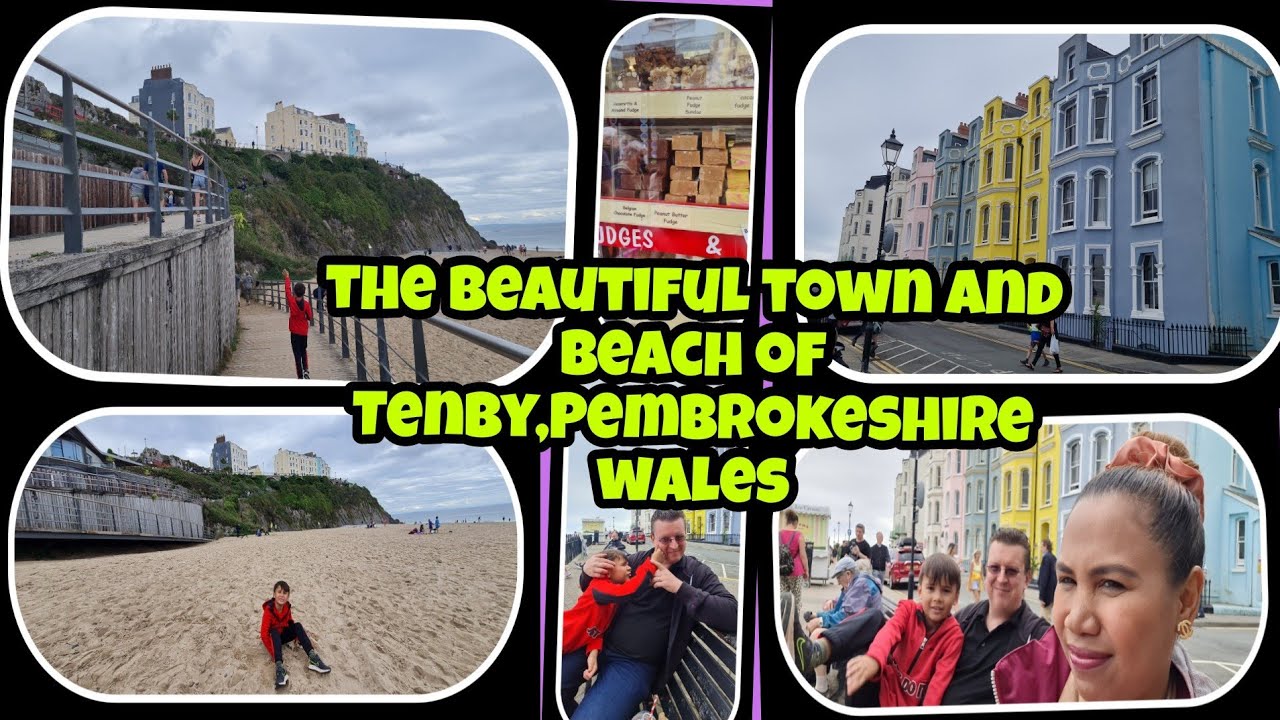 Amazing golden soft sand in Tenby South Wales beach, Pembrokeshire ...
