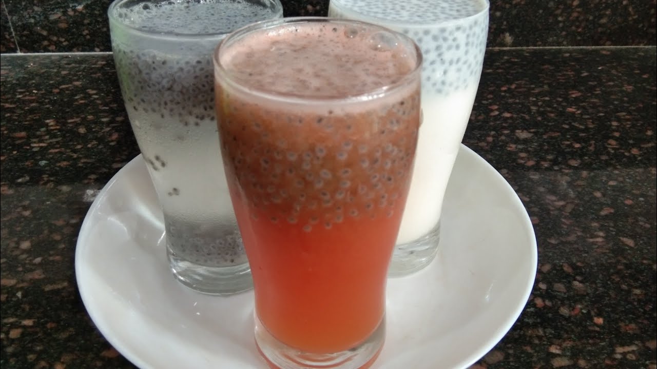 3 Types Sarbath Using Kaskas | Soda Tomato & Milk Sarbath - YouTube