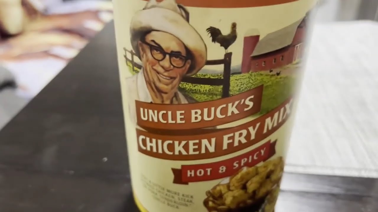 The Best Homemade Chicken Tenders??? | Uncle Buck's Chicken Fry Mix Hot ...