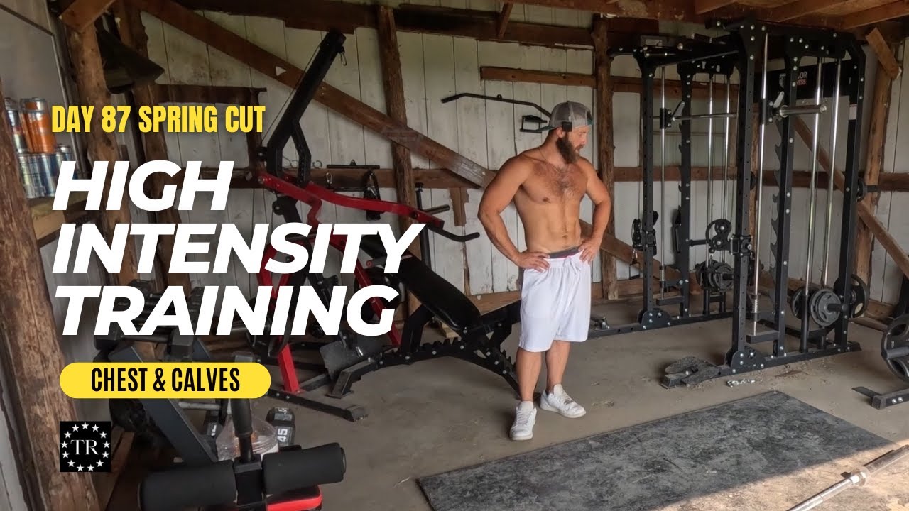 Explosive Chest and Calves Workout: Day 87 Progress - YouTube