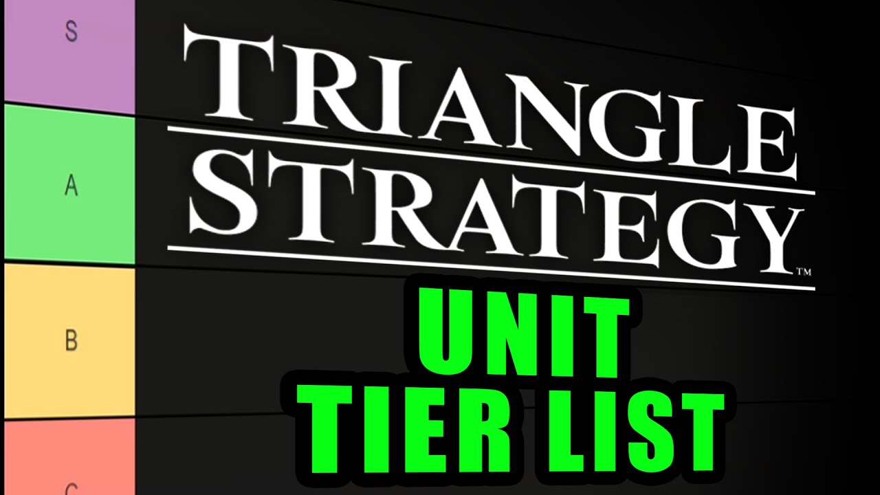 Unit Tier List Triangle Strategy - YouTube