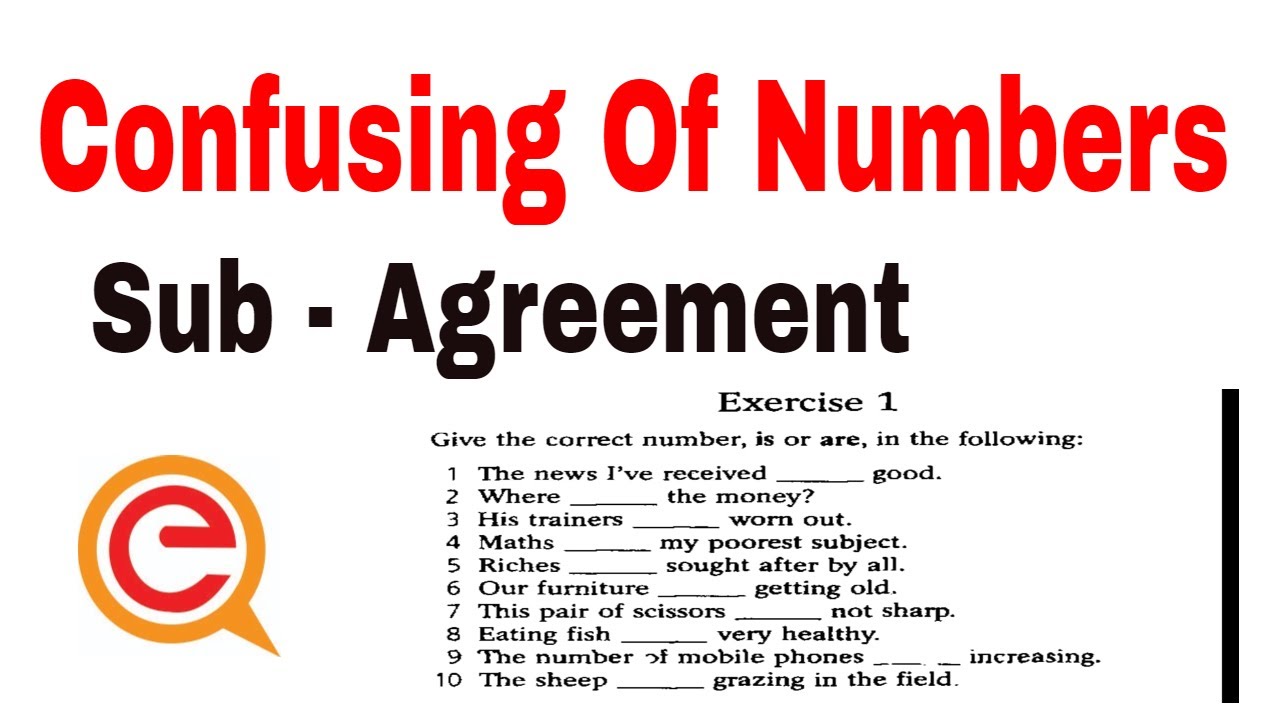 English Grammar Noun | Confusing of Numbers | एकबचन और बहुबचन - YouTube