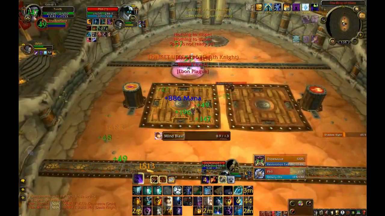 Shadow Priest / Rogue S7 2400 2v2 - YouTube